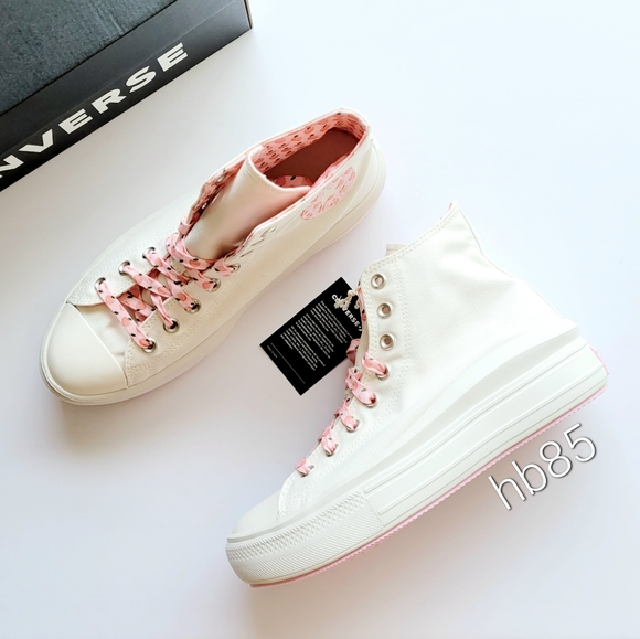 Converse | Shoes | Converse Ctas Move Hi Peaches Egret Cherry Blossom ...